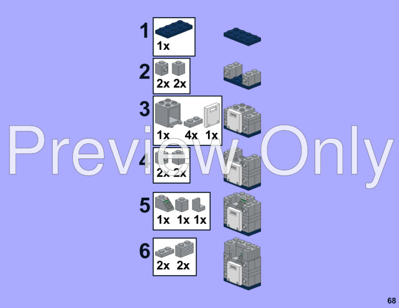 LEGO MOC Modular Hotel by andrepsramos | Rebrickable - Build with LEGO