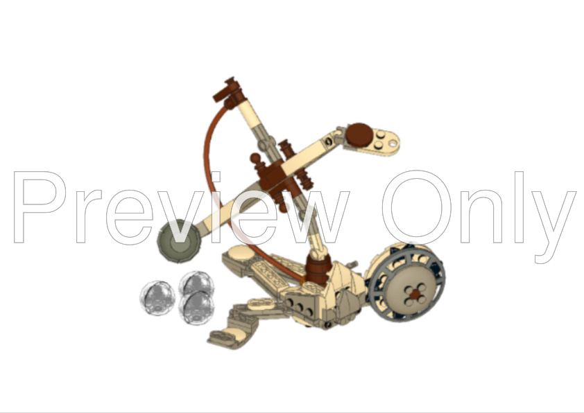 LEGO MOC Gungan Grand Army Catapult by BigJudge | Rebrickable - Build ...