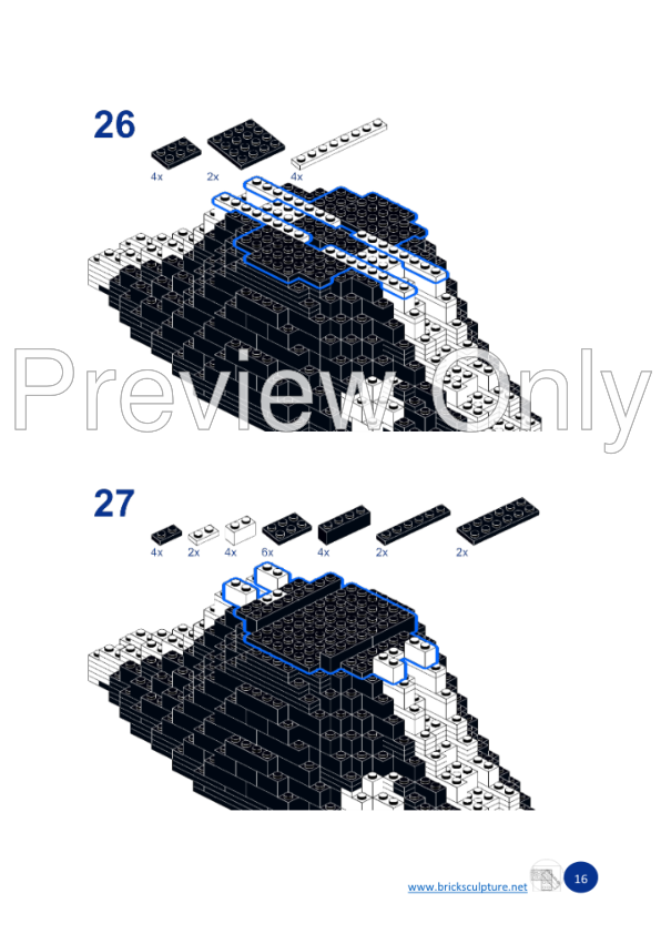 LEGO MOC Maxi figure Blue Governor by Bricksculpture.net | Rebrickable ...