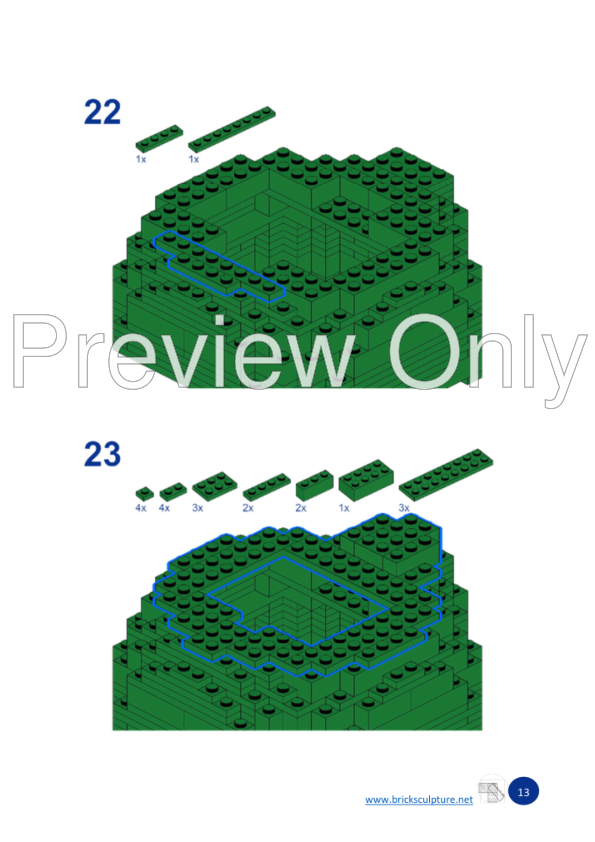 LEGO MOC Maxi figure Elf red-green by Bricksculpture.net | Rebrickable ...