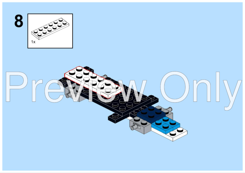 LEGO MOC-135810 70s Police Car by lego_lover31.07 | Rebrickable - Build ...