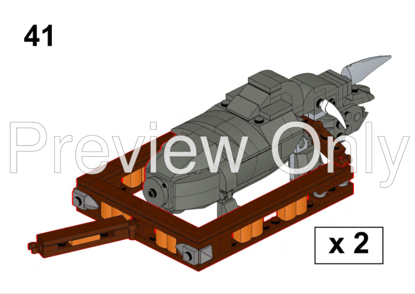 Lego Moc Battering Ram Grond By Daggerr Rebrickable Build With Lego