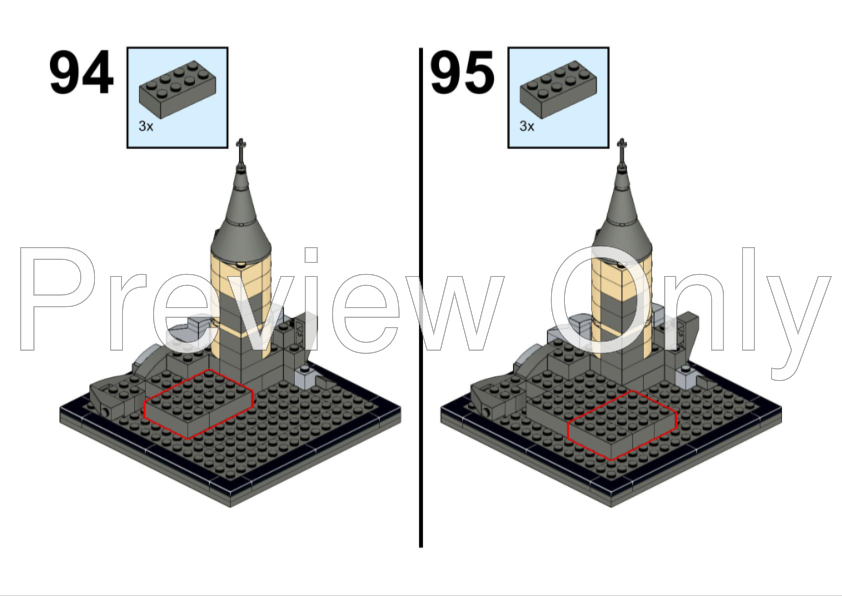 LEGO MOC Microscale castle - 16x16 baseplate - Inspired by by ...