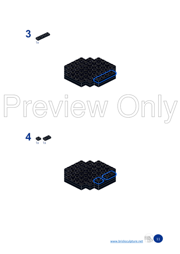 Lego Moc Maxi Figure Blue Space Droid By