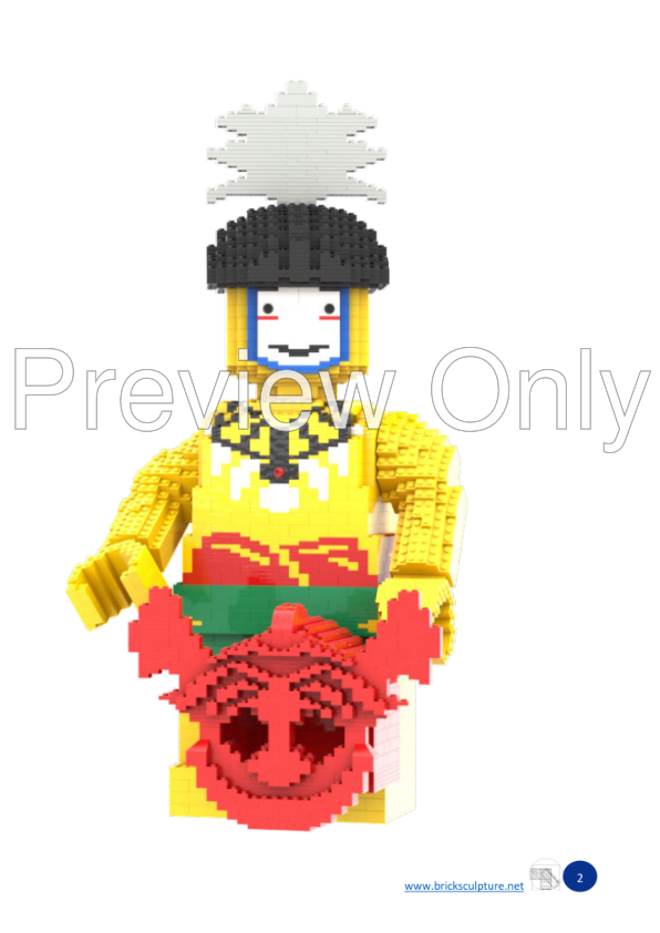 LEGO MOC Maxifigure Islander Wizard by Bricksculpture.net | Rebrickable ...