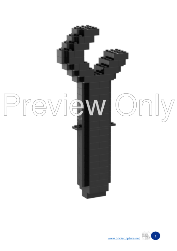 LEGO MOC Maxi Figure Spanner wrench + screw driver by Bricksculpture ...