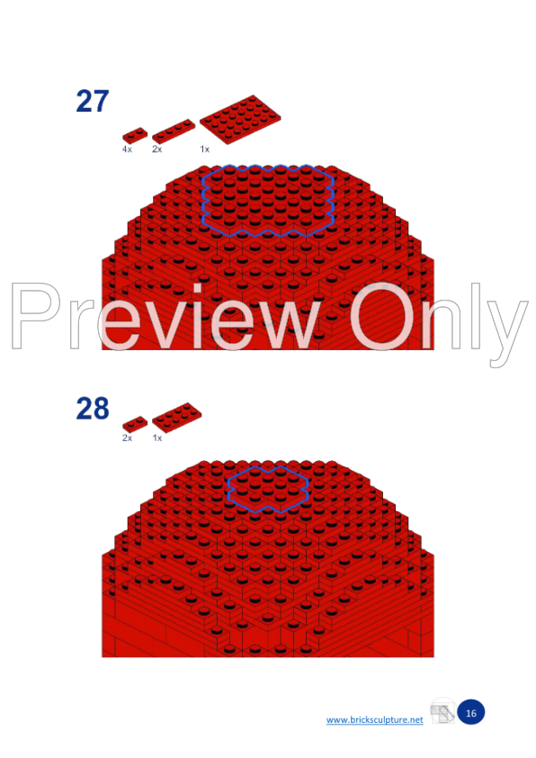 LEGO MOC Maxi Figure red and white space man with spanner wrench ...