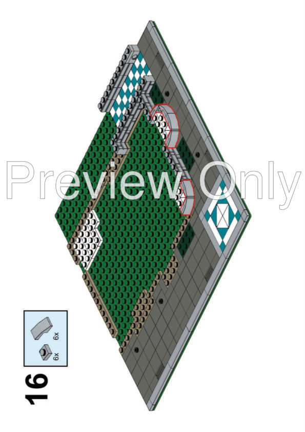 Lego Moc Modular Art University By Dioxity Rebrickable Build With Lego