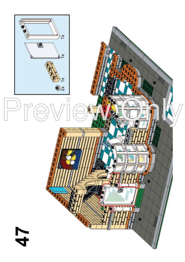 Lego Moc Modular Art University By Dioxity Rebrickable Build With Lego