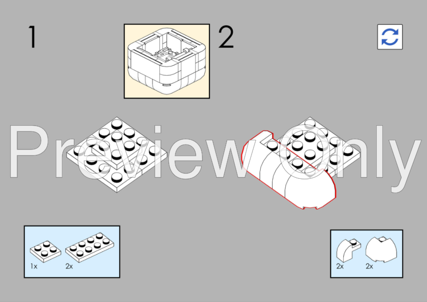 LEGO MOC Wireless Earbuds and Case by Thomus_Bean | Rebrickable - Build ...