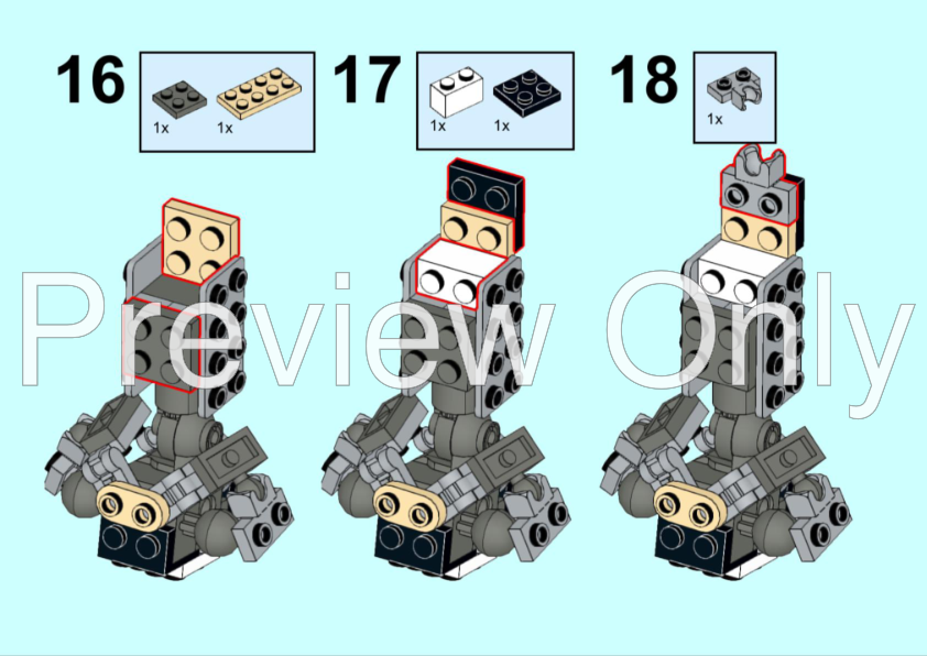 LEGO MOC XMF-001 Super Posable Mecha Frame by TheLegoGuy31 ...