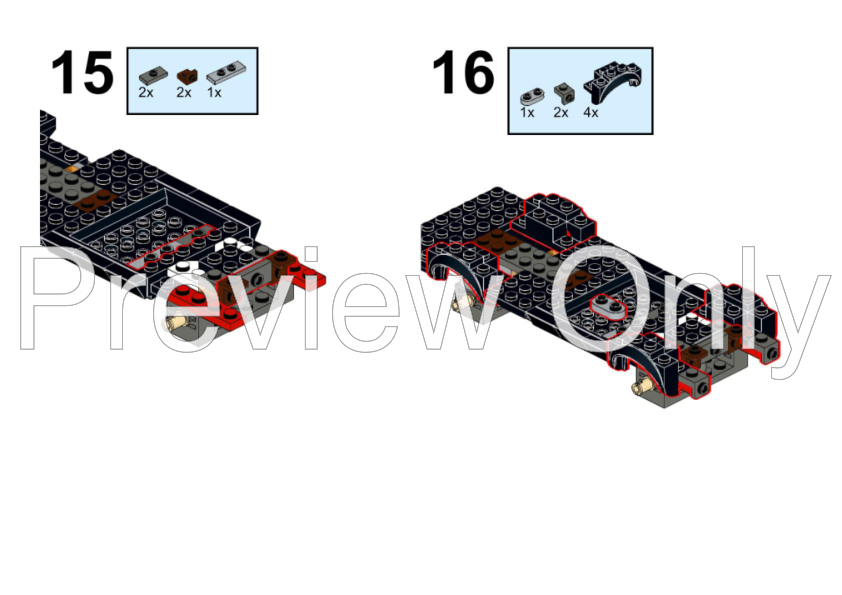 LEGO MOC 76912 Dodge Ram by Turbo8702 | Rebrickable - Build with LEGO