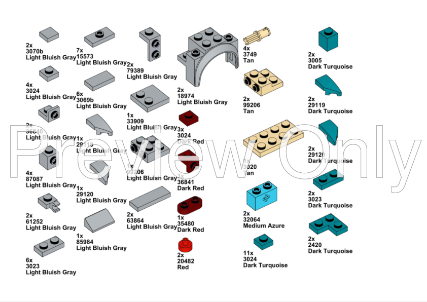 LEGO MOC-136223 76909 NFS Ferari 488 by KMPMOCS | Rebrickable - Build ...