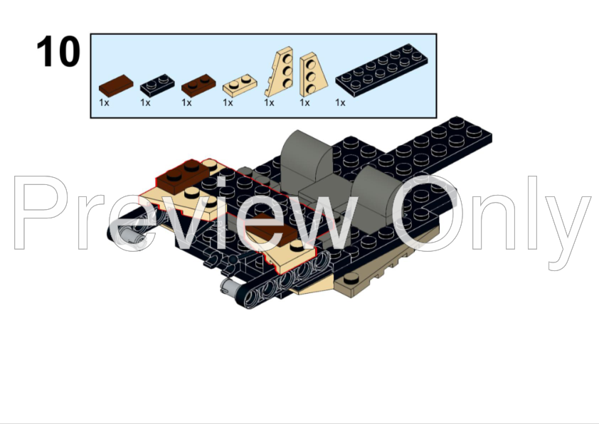 LEGO MOC Tumbler_camo/canon by tinman98 | Rebrickable - Build with LEGO