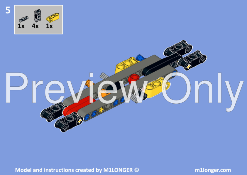 LEGO MOC 42122 Telehandler by M_longer | Rebrickable - Build with LEGO