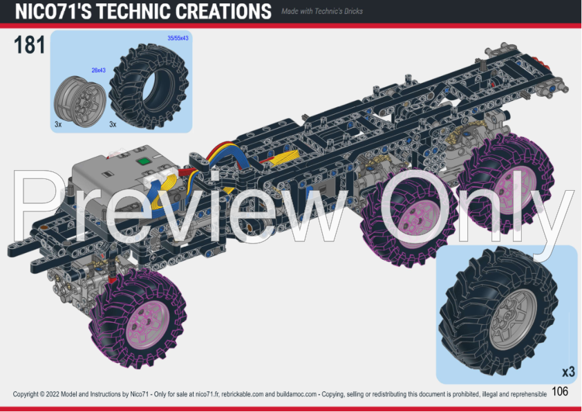 LEGO MOC Foremost Delta 6x6 by Nico71 | Rebrickable - Build with LEGO