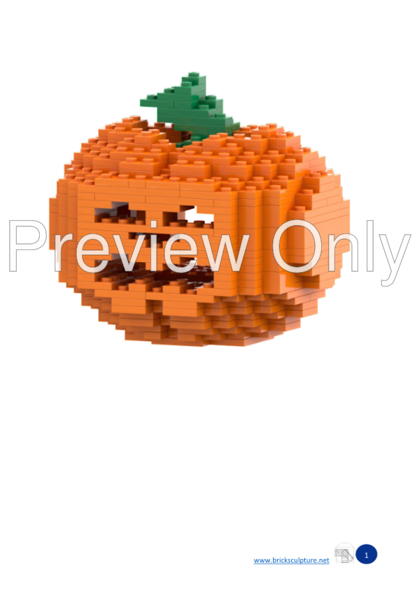 LEGO MOC-136411 Maxi Figure pumpkin by Bricksculpture.net | Rebrickable ...