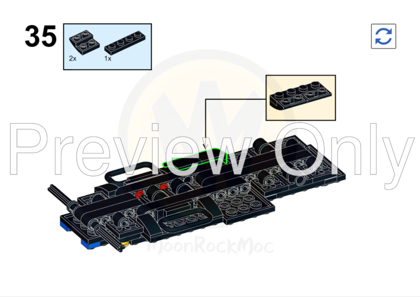 LEGO MOC Ford F-550 Armadillo by moonrockmoc | Rebrickable - Build with ...