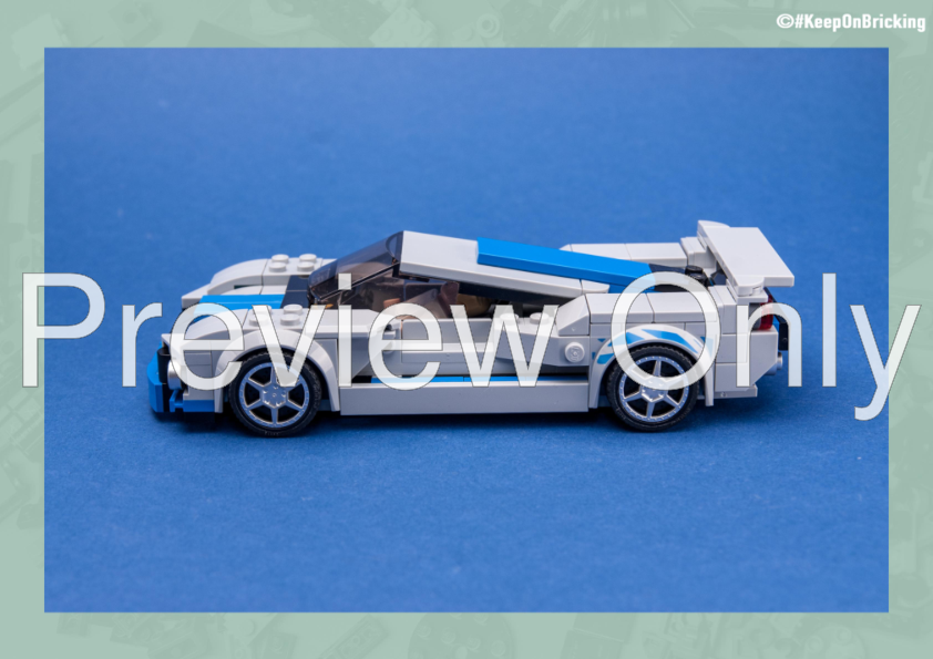 LEGO MOC 76917 Skylight GTR by Keep On Bricking | Rebrickable - Build ...