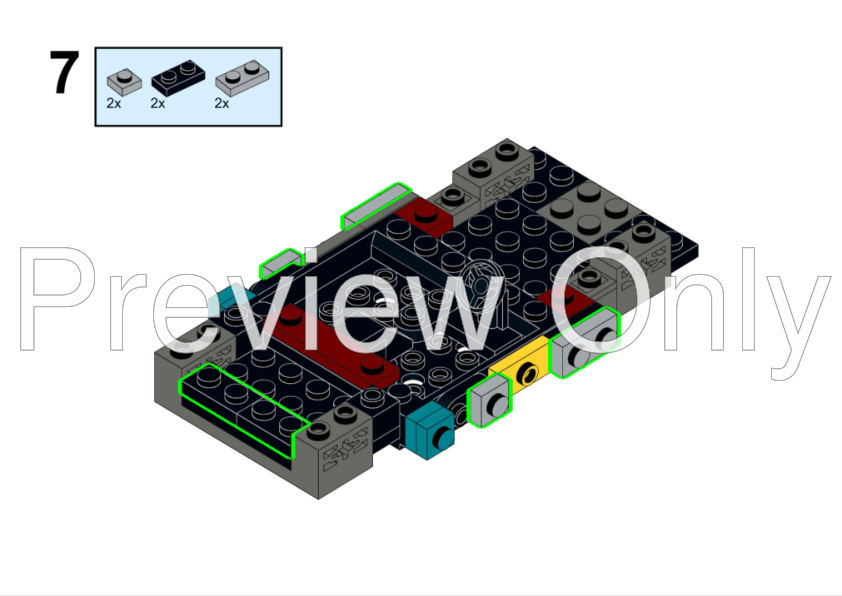 LEGO MOC 76909 NFS R32 Skyline GT-R by KMPMOCS | Rebrickable - Build ...