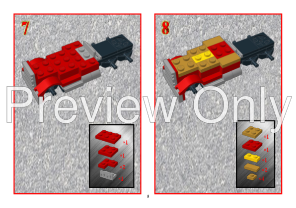 LEGO MOC Mini Semi-Trailer by Thierry | Rebrickable - Build with LEGO