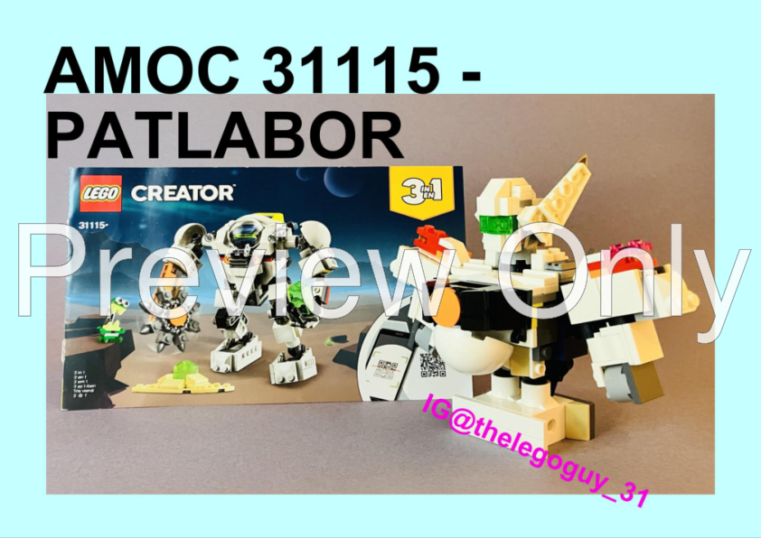 LEGO MOC AMOC 31115 - PATLABOR by TheLegoGuy31 | Rebrickable - Build ...