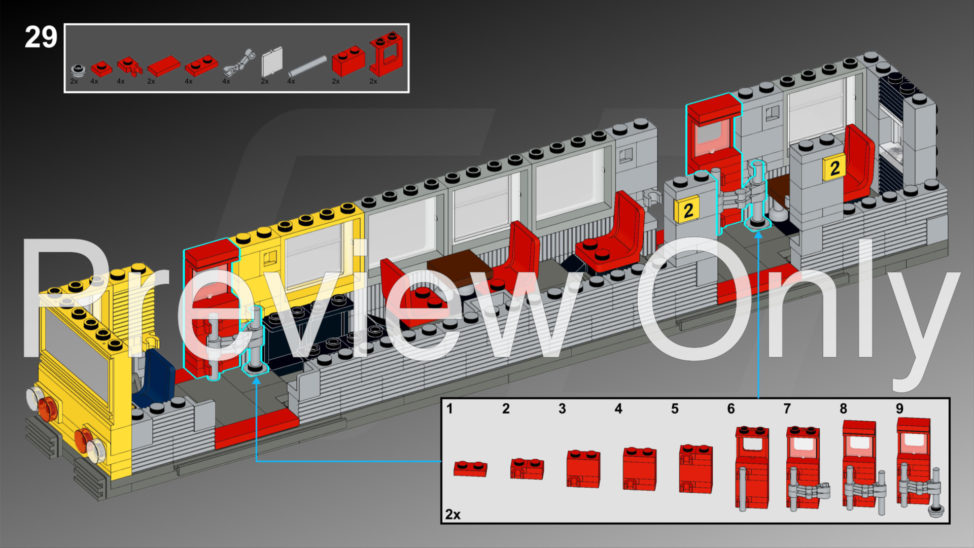 Lego Moc Hlb Vt2e Diesel Train By Neosephiroth Rebrickable Build