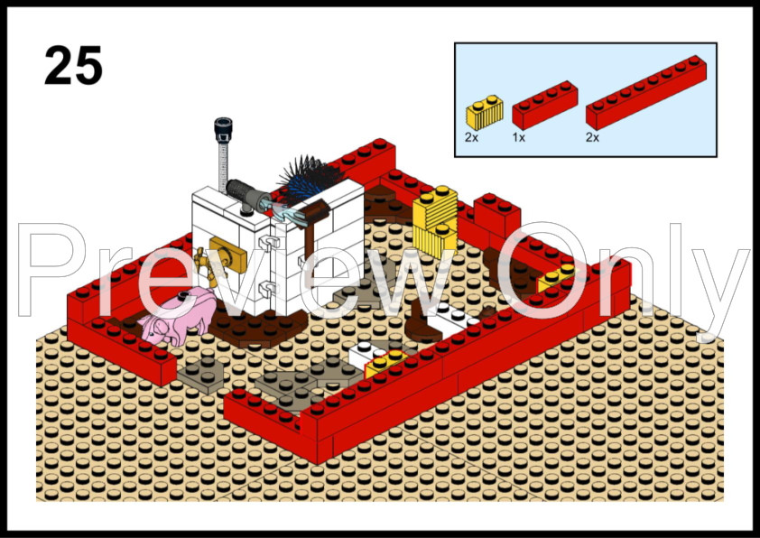 LEGO MOC Zoo Module #3 Alt. Petting Zoo by Legofan21 | Rebrickable ...