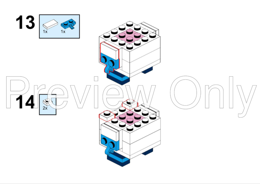 LEGO MOC Sadness (Inside Out) by delight_moc | Rebrickable - Build with ...