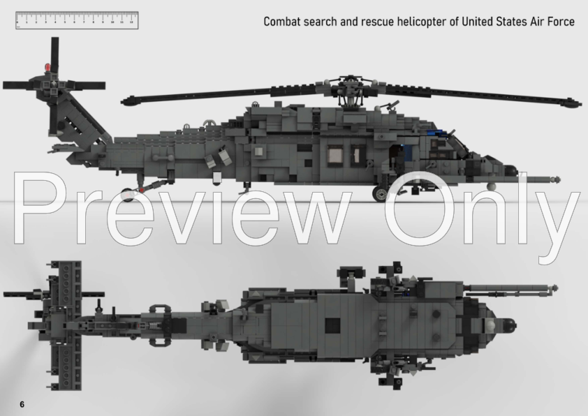LEGO MOC HH-60W "Whiskey" Jolly Green II by pieces_of.akom ...