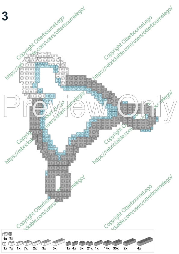 LEGO MOC Easter Bunny by otterbournelego | Rebrickable - Build with LEGO