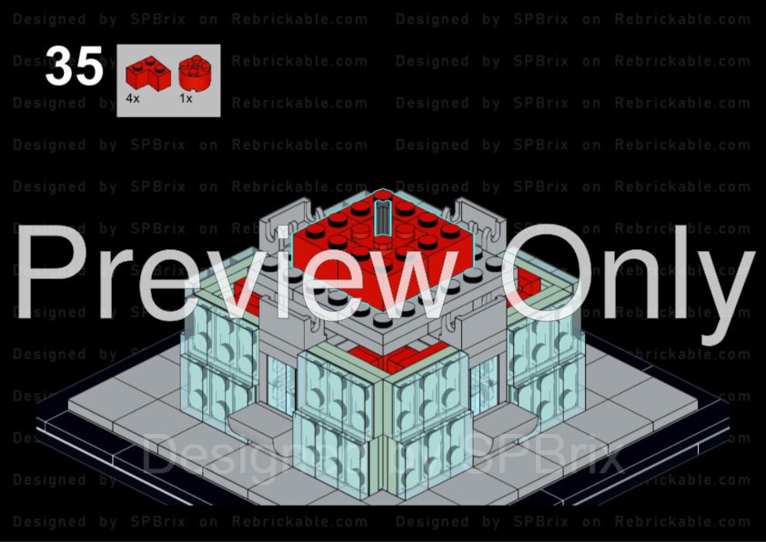 Lego Moc Taipei 101 1800 Scale By Spbrix Rebrickable Build With Lego
