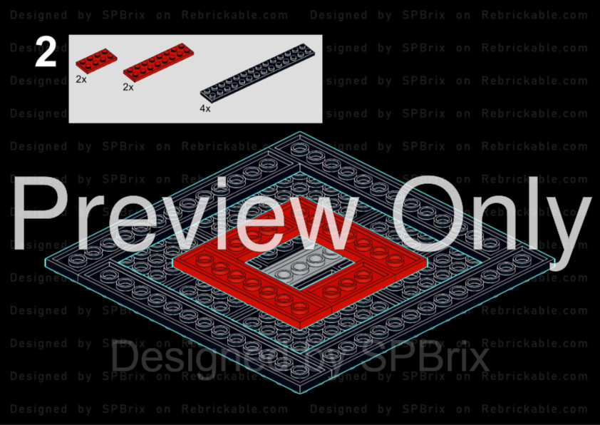 LEGO MOC Taipei 101 1:800 Scale by SPBrix | Rebrickable - Build with LEGO