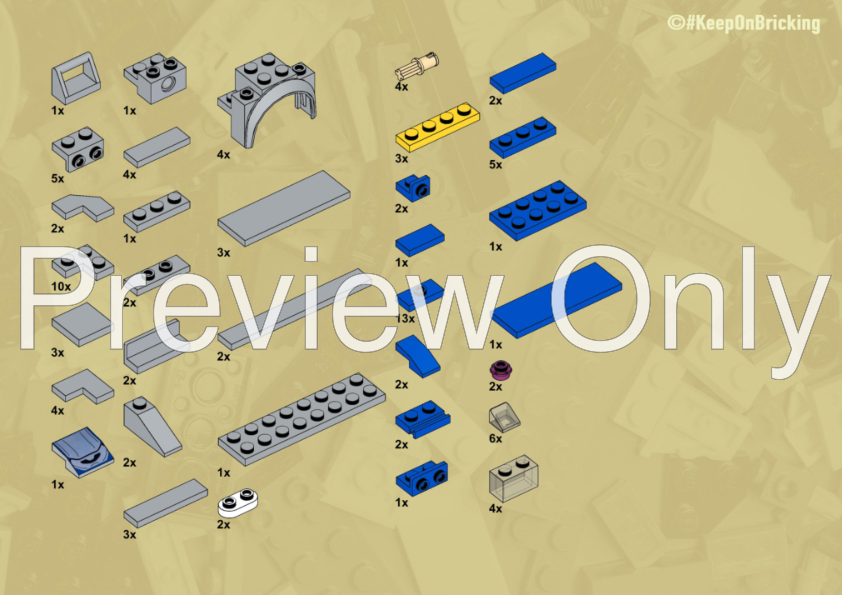 LEGO MOC 76917 JDM Ute by Keep On Bricking | Rebrickable - Build with LEGO