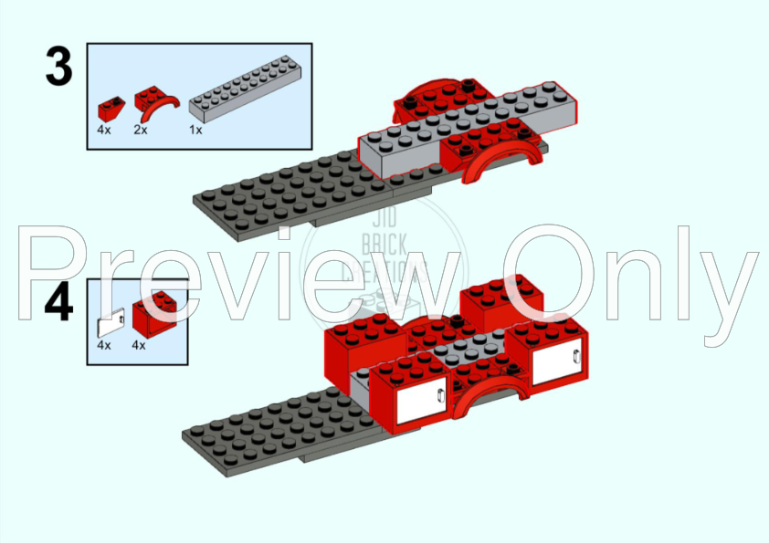 LEGO MOC Brush Fire Truck by JIDBrickCreations | Rebrickable - Build ...