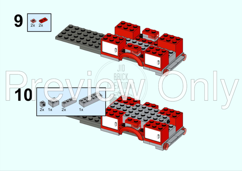 LEGO MOC Brush Fire Truck by JIDBrickCreations | Rebrickable - Build with LEGO