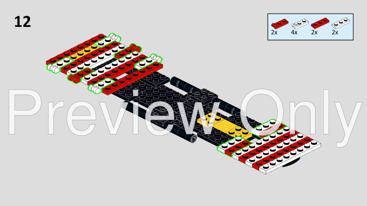 LEGO MOC 1:48 Caltrain EMD MP15DC by NonsenseWars | Rebrickable - Build ...