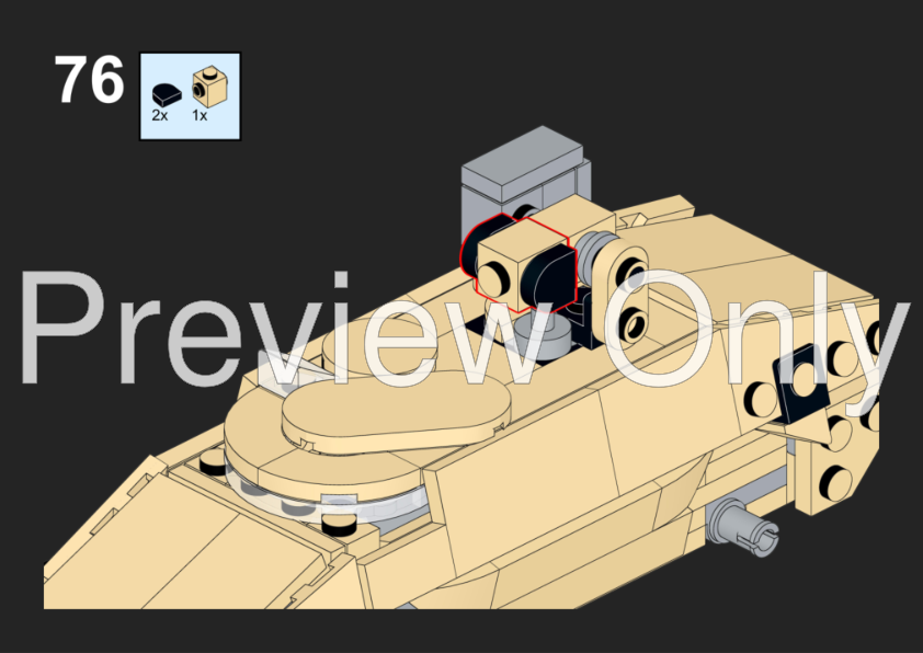 LEGO MOC 1:35 OTO Melara R3 Capraia T20 by super_cacti | Rebrickable ...