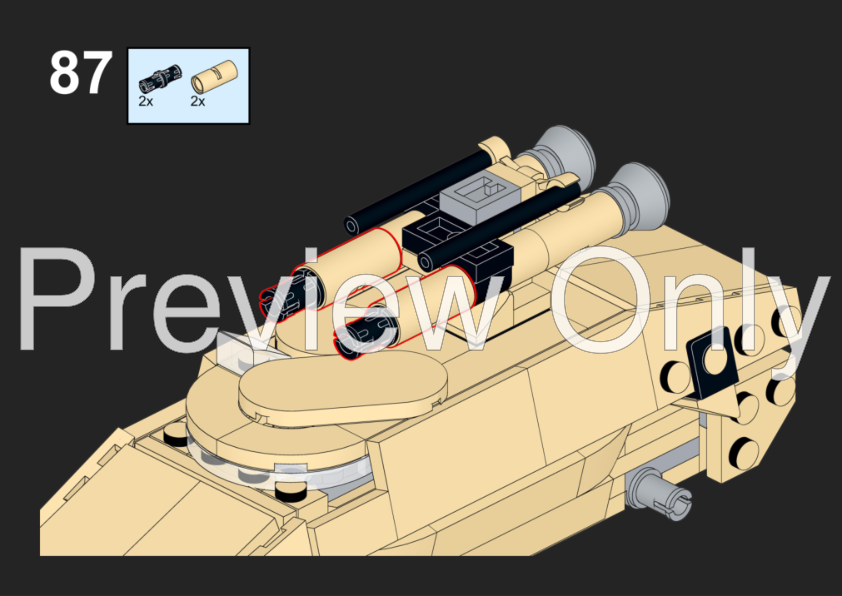 LEGO MOC 1:35 OTO Melara R3 Capraia T106 by super_cacti | Rebrickable ...