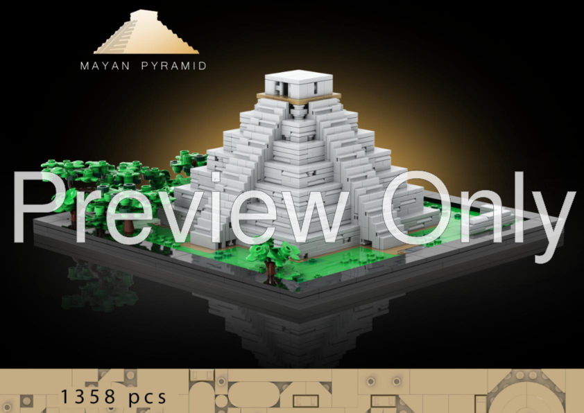 LEGO MOC Mayan Pyramid by Marius2002 | Rebrickable - Build with LEGO