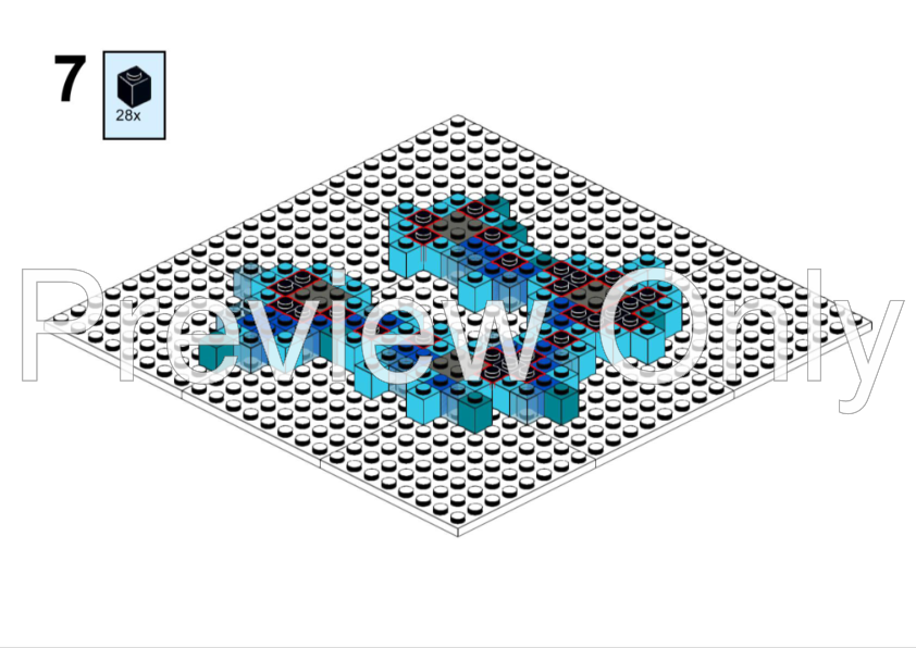 LEGO MOC Ice spike base by Dragonfire1 | Rebrickable - Build with LEGO