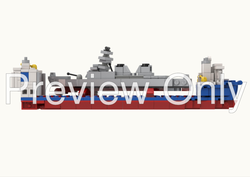 LEGO MOC MV Blue Marlin (ft. USS Cole) by The Bobby Brix Channel ...