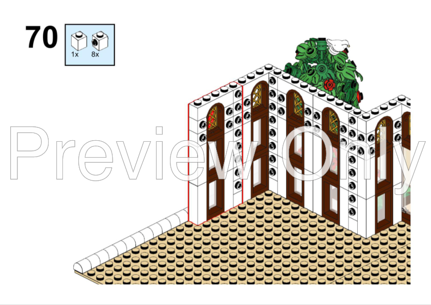 LEGO MOC Synagogue by cypek123 | Rebrickable - Build with LEGO
