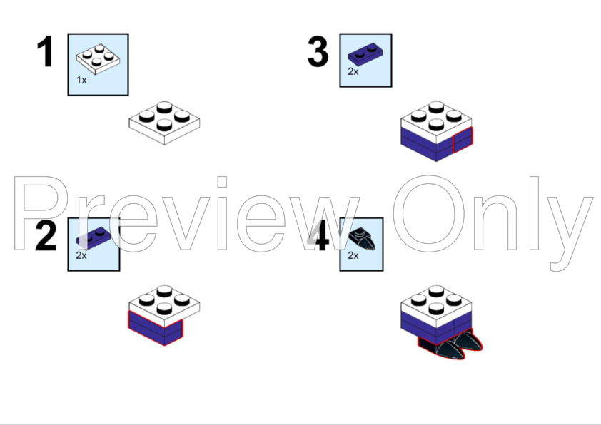 LEGO MOC Fear (Inside Out) by delight_moc | Rebrickable - Build with LEGO