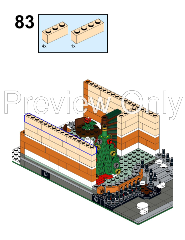 Lego Moc Christmas Modular Home By Anon22 Rebrickable Build With Lego