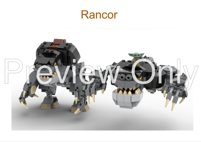 LEGO MOC RANCOR by Alex_BricKartuss | Rebrickable - Build with LEGO