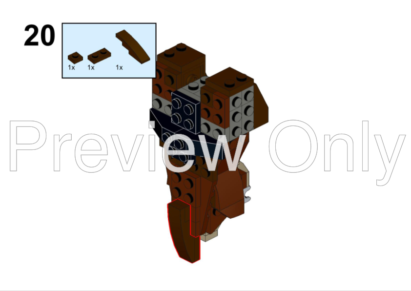 LEGO MOC RANCOR by Alex_BricKartuss | Rebrickable - Build with LEGO