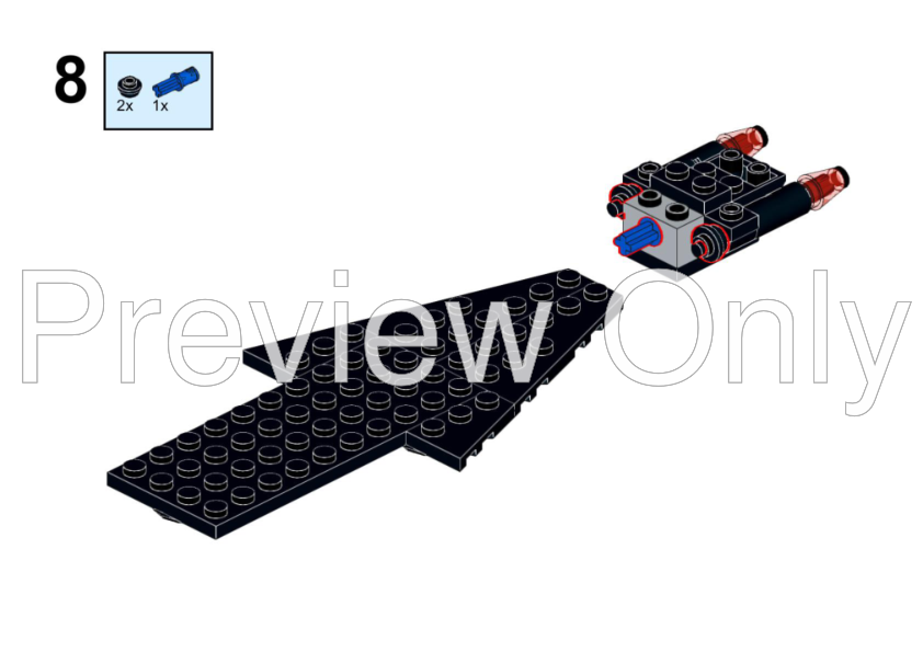 LEGO MOC Blacktron Patroller and Assault Rover by watson.lego ...