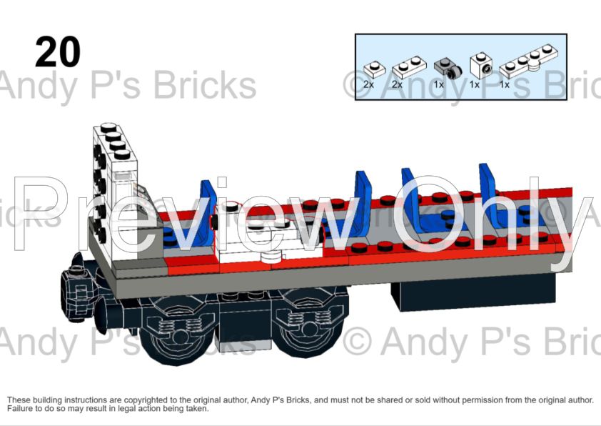 LEGO MOC-137622 Class 421 4CIG 4-Carriage EMU Train by Andy Ps Bricks ...