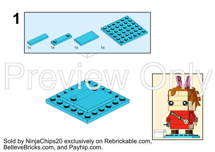 LEGO MOC Arrietty & Sho - Studio Ghibli BrickHeadz by NinjaChips20 ...